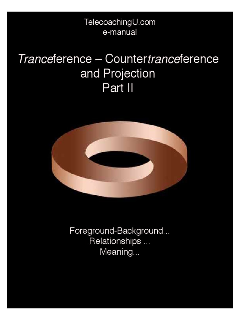 Ference - Counter Ference and Projection: Trance Trance | PDF ...