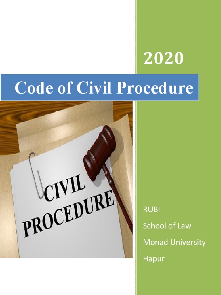 Decree, Judgment and Order Under Code of Civil Procedure, 1908 | PDF | Judgment (Law) | Lawsuit