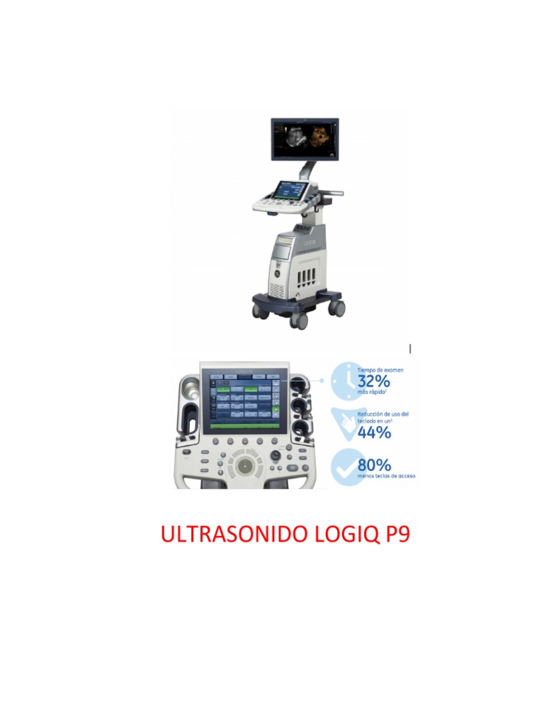Ultrasonido Logiq P9 | PDF | Ultrasonido | Medicina CLINICA