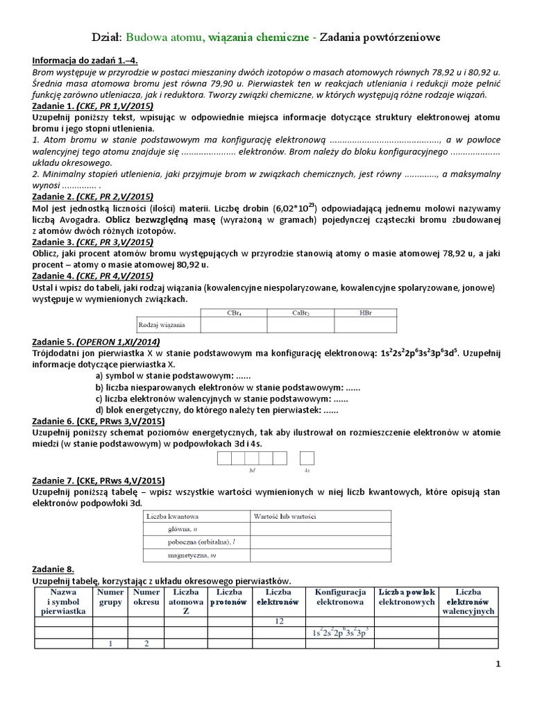 6 Zad Pow Bud at W Chem | PDF