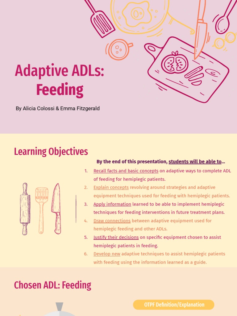 Adl Feeding Assignment 2 | PDF | Occupational Therapy | Neuroscience