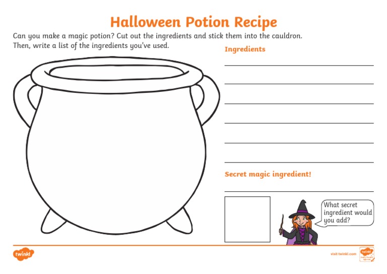 Cauldron Recipe Sheet | PDF