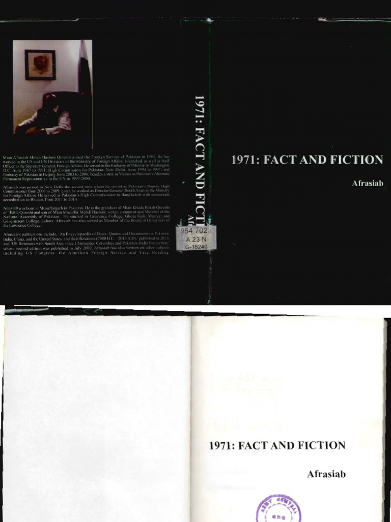 1971 Fact and Fiction (Eng) by Afrasiab | PDF