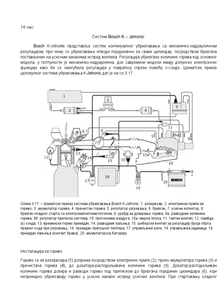 15. Систем Bosch K – Jetronic | PDF
