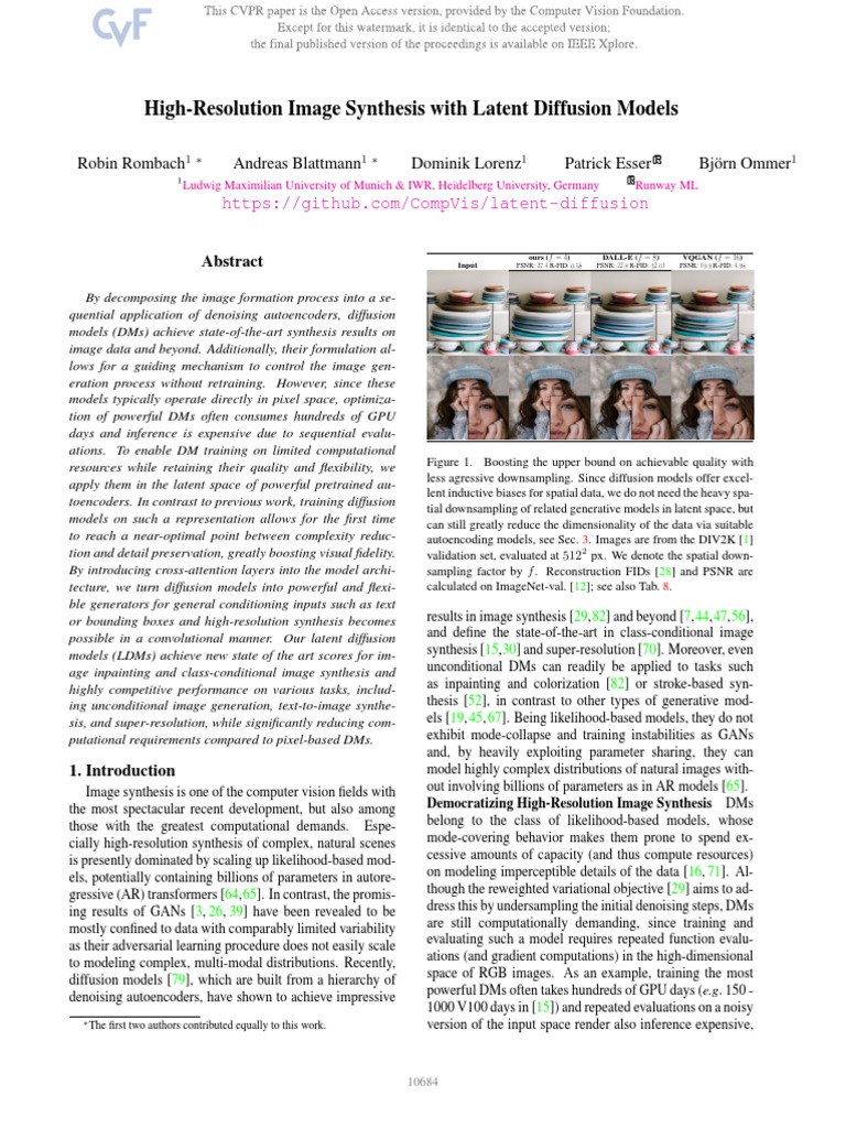 Rombach_High-Resolution_Image_Synthesis_With_Latent_Diffusion_Models_CVPR_2022_paper-2 | PDF ...