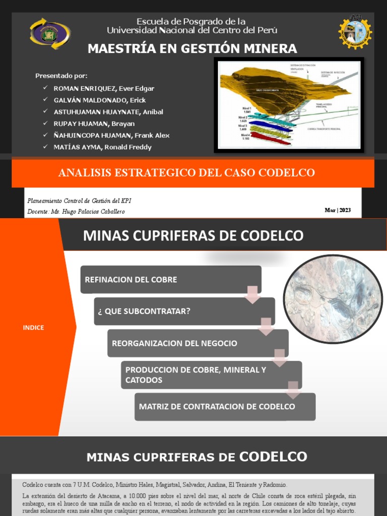 Grupo 1 - Analisis Estrategico Del Caso Codelco | PDF | Cobre | Precios
