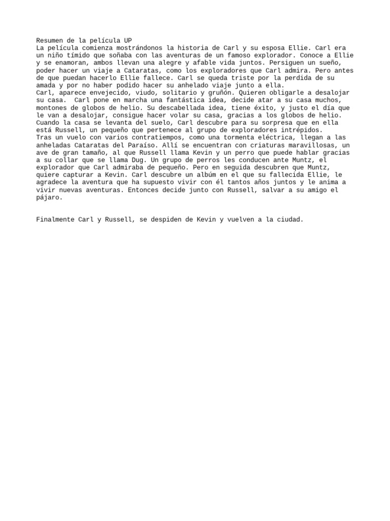 Up Pelicula | PDF