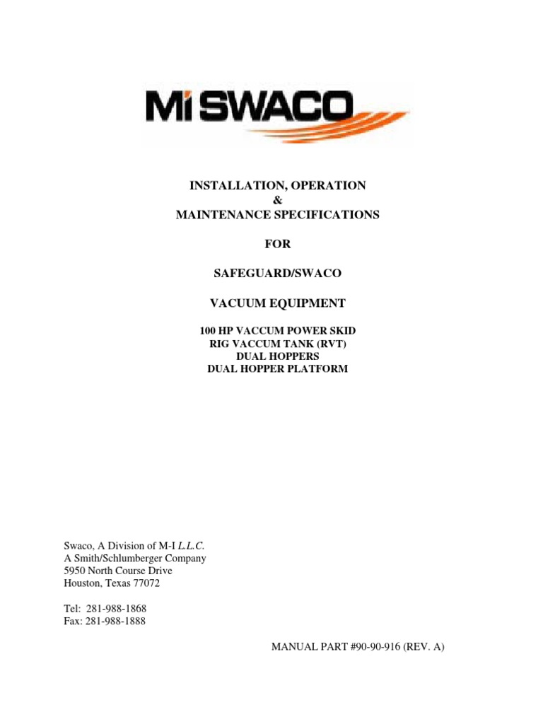 Vacuum Unit Manual | Download Free PDF | Valve | Vacuum Cleaner