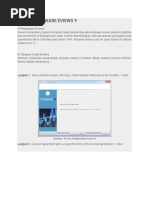 TATA CARA UNDUH APLIKASI EViews - Docx-1 | PDF