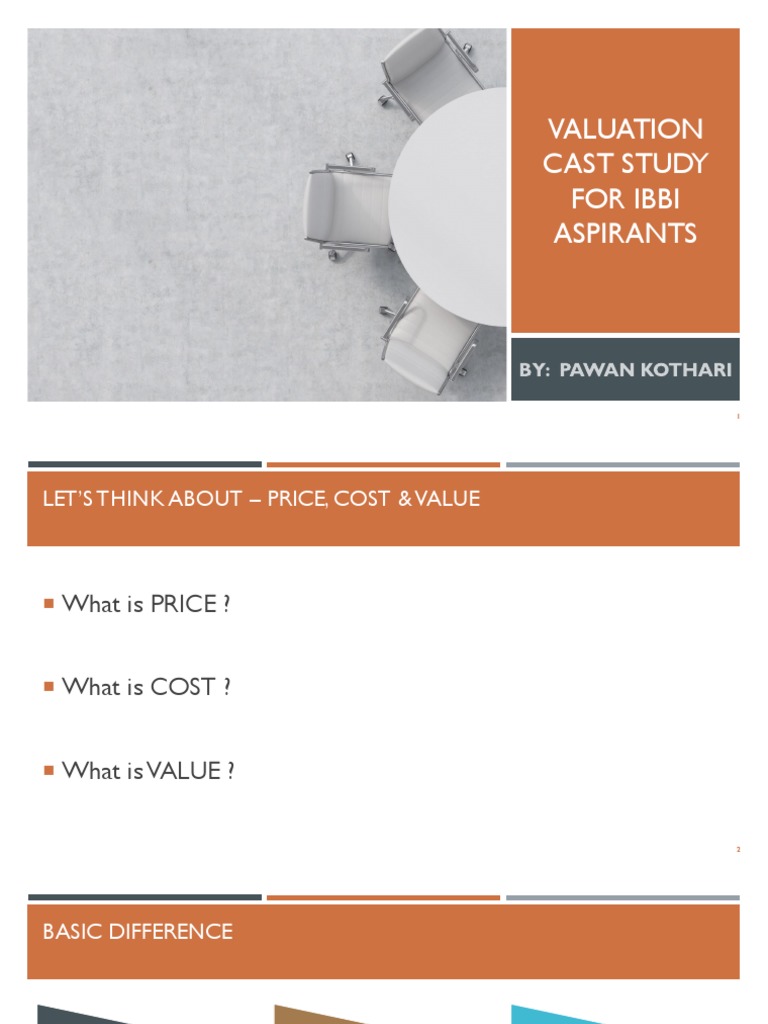 Valuation Cast Study For Ibbi Aspirants | PDF | Discounted Cash Flow | Valuation (Finance)