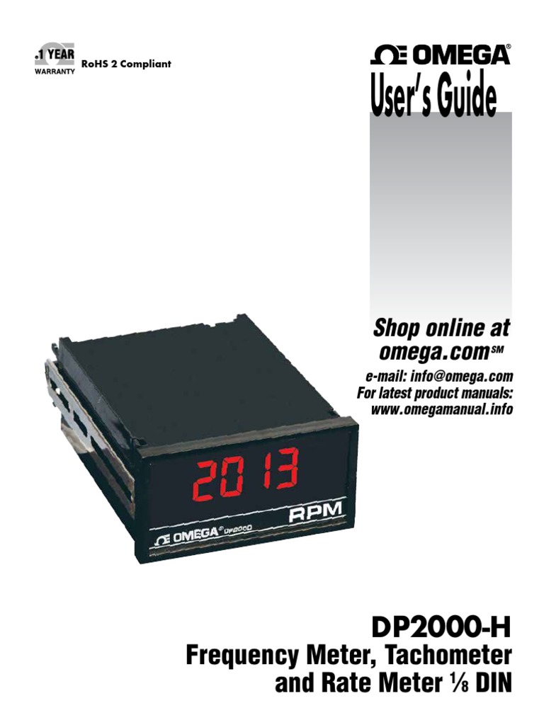 Omega DP2000 | PDF | Legal Liability | Thermocouple
