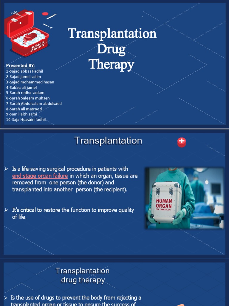 Drug Transplantation | PDF | Transplant Rejection | Kidney Transplantation