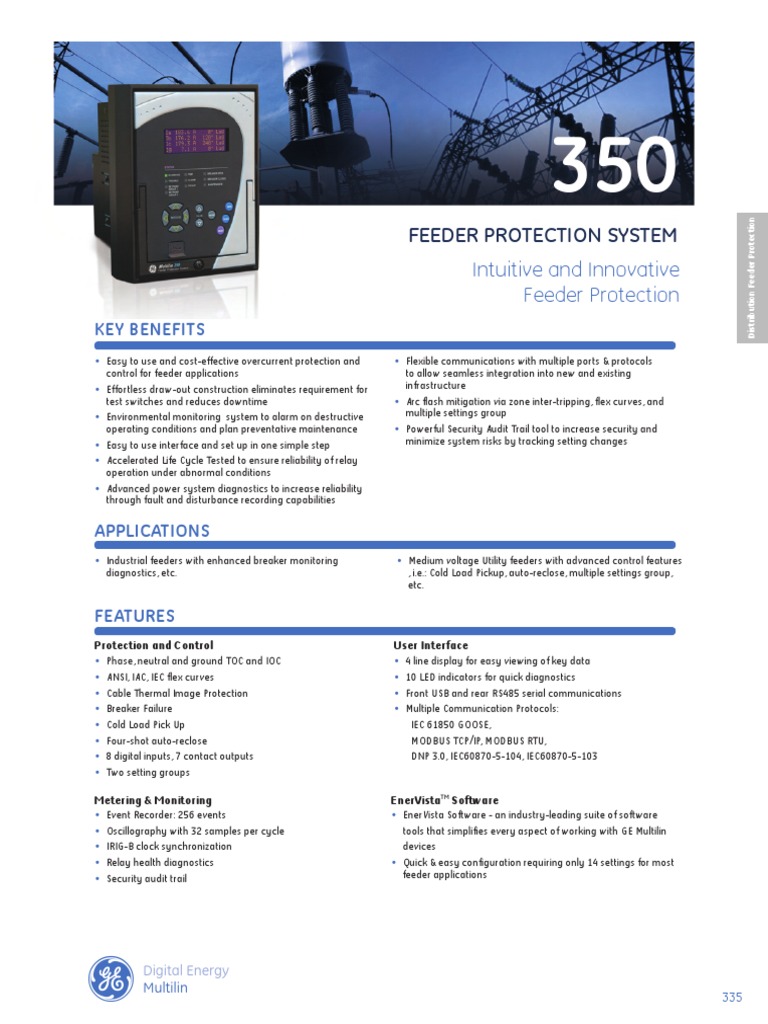Feeder Protection System | PDF | Relay | Scada