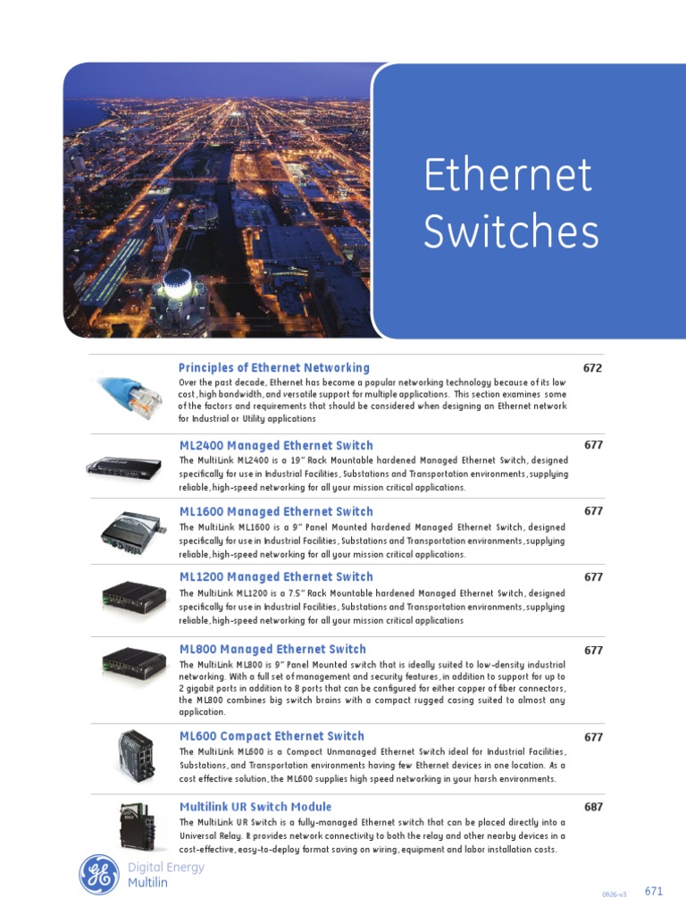 Ethernet Switches: Principles of Ethernet Networking | PDF | Computer ...