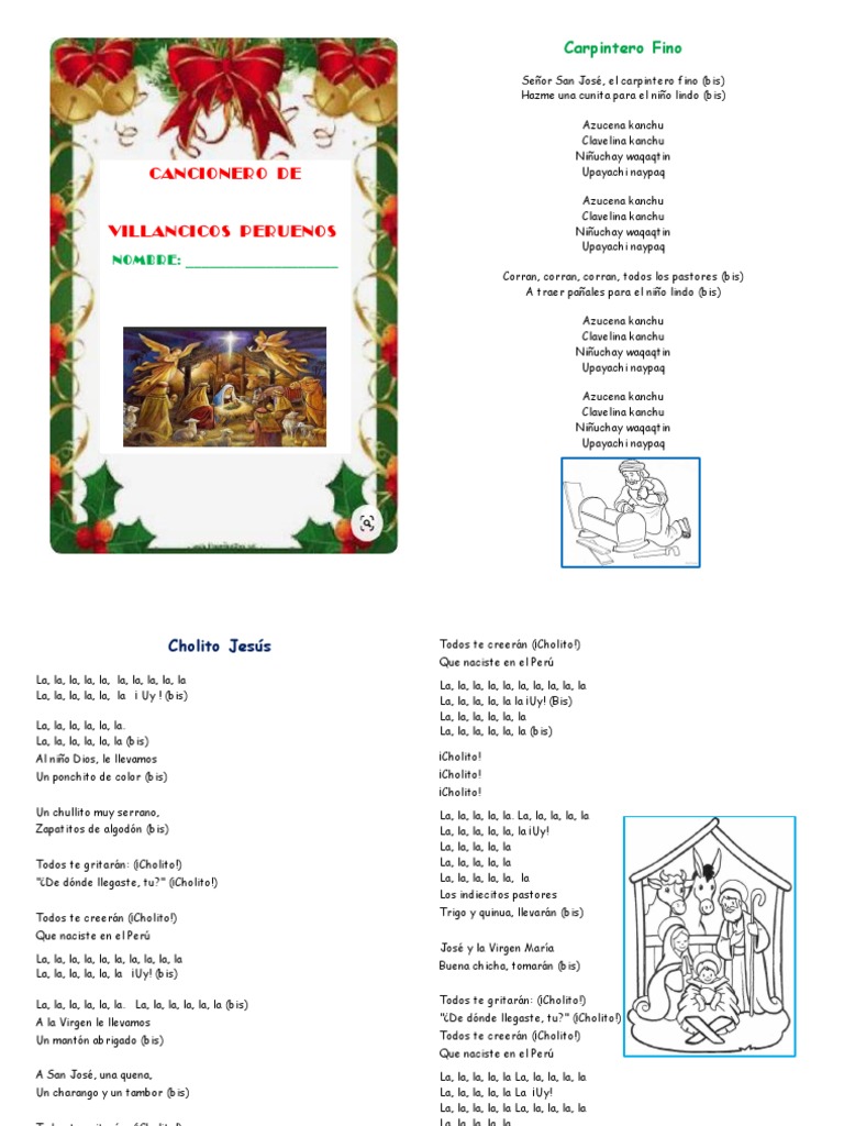 Villancicos Peruanos de Navidad | PDF