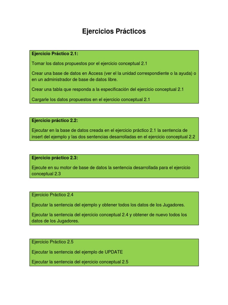 Ejercicios Prácticos M1U1 | PDF | Informática | Tecnología