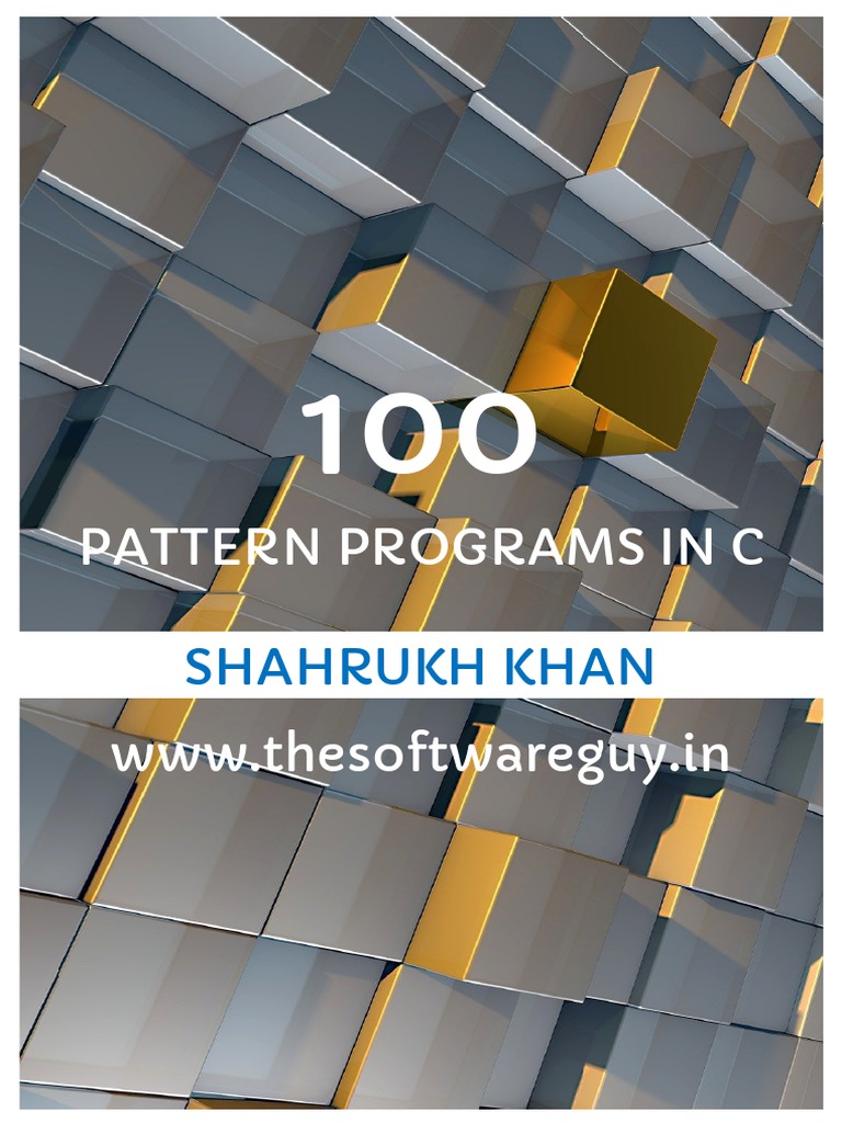 100 Pattern Programs in C | PDF