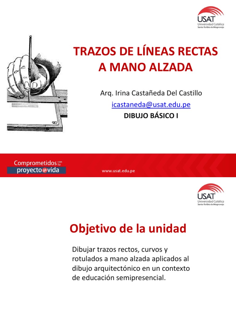 Clase 01. - Lineas Rectas | PDF | Dibujo | Dibujo técnico