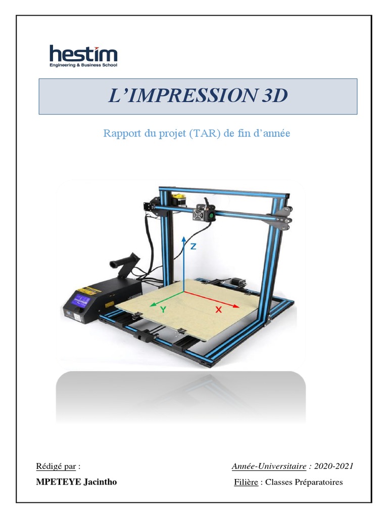 Rapport sur l'Impression 3D 2021 | PDF | Impression 3D | Imprimante ...