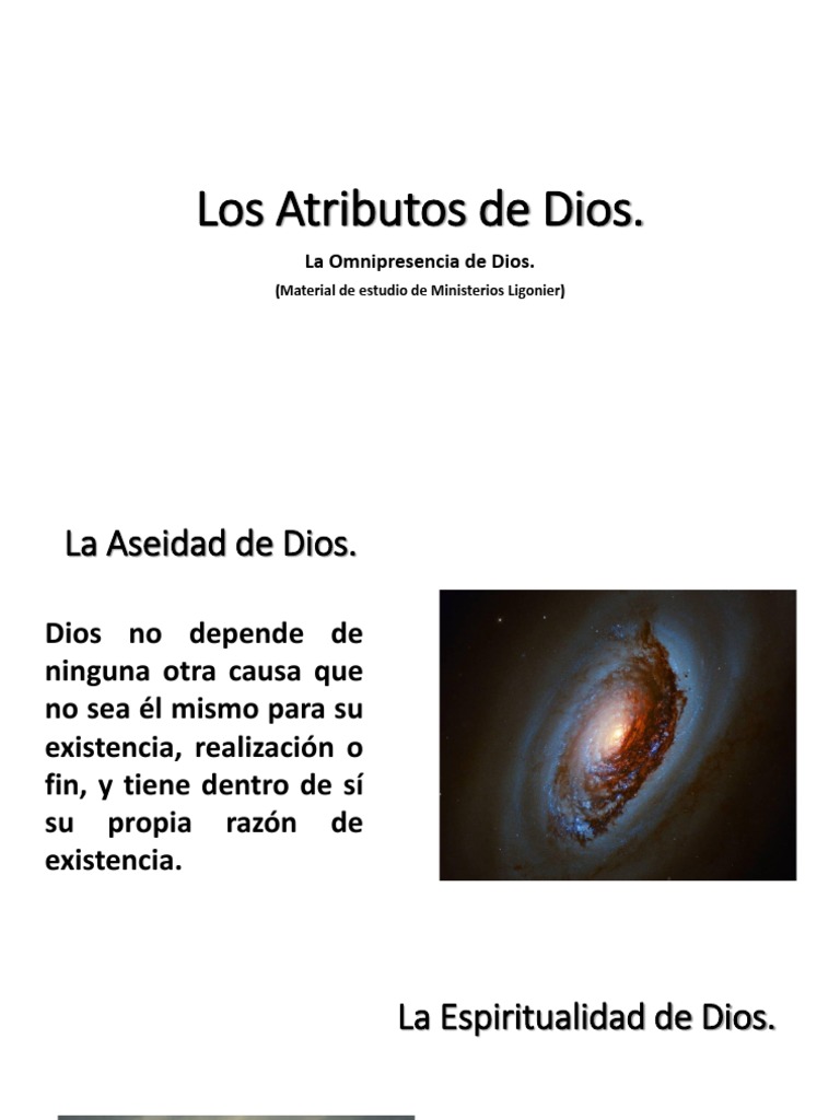 Los Atributos de Dios | PDF | Dios | Concepciones de dios