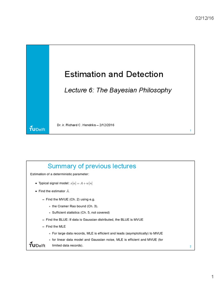 The Bayesian Approach to Parameter Estimation: Incorporating Prior Knowledge to Account for ...