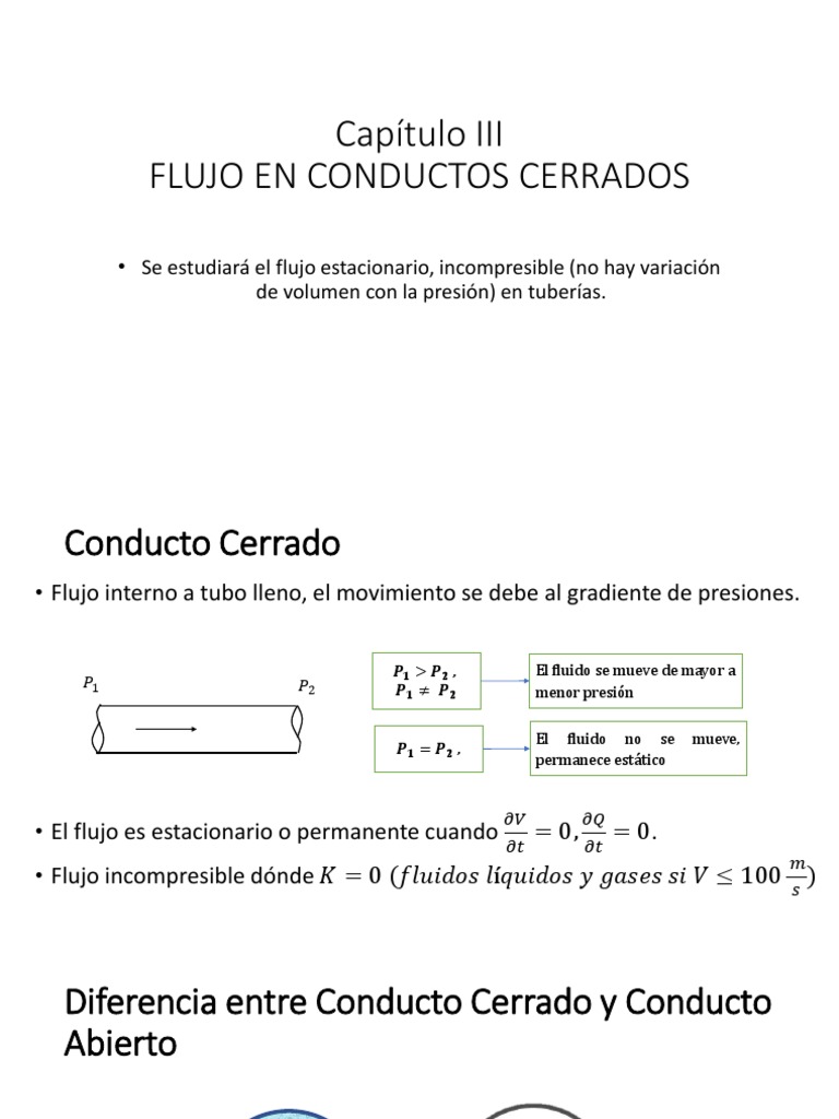 Flujo en Condutos Cerrados 1 Vacac 2022-2V | PDF | Viscosidad | Tubería ...