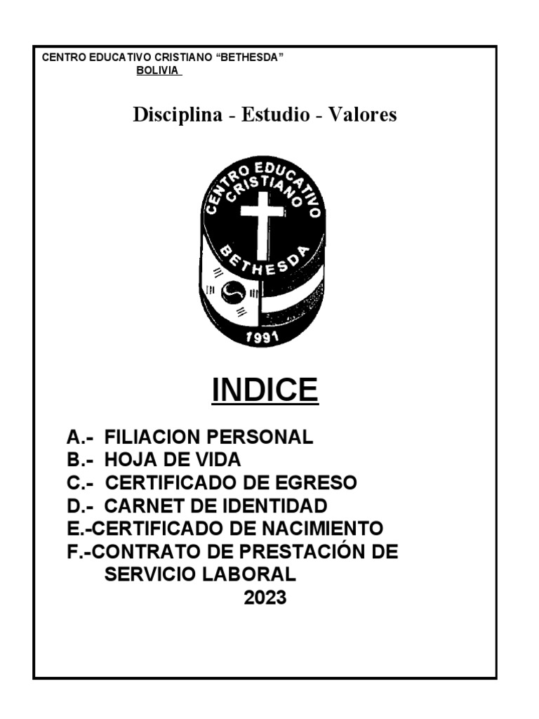 Caratula Indice | PDF