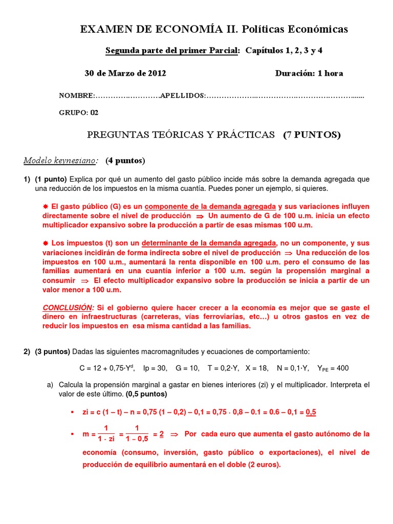 Solucion Primer Parcial Segunda Parte | PDF