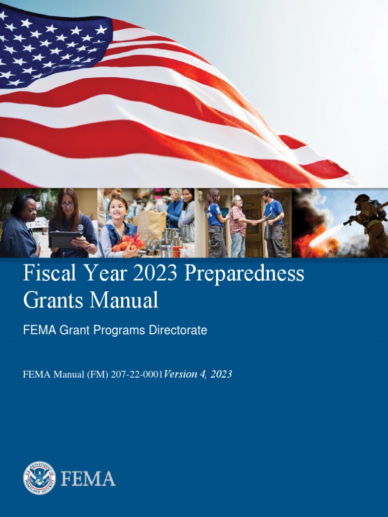 Fiscal Year 2023 Preparedness Grants Manual: FEMA Grant Programs ...