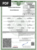 Acta de Matrimonio Editable | PDF