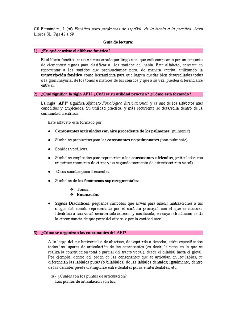 Guía Análisis AFI | PDF | Vocal | Sonido