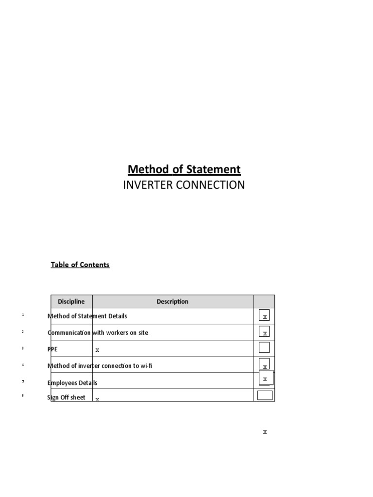 Method of Statement - Hot Works | PDF | Personal Protective Equipment ...