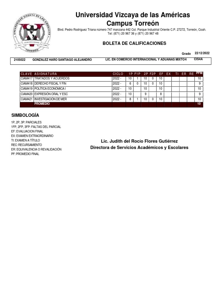 Universidad Vizcaya de Las Américas Campus Torreón | PDF