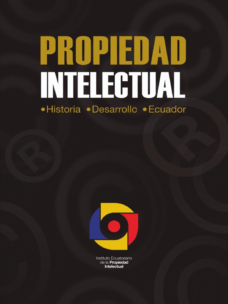 Libro Propiedad Intelectual | PDF | Propiedad intelectual | Ecuador