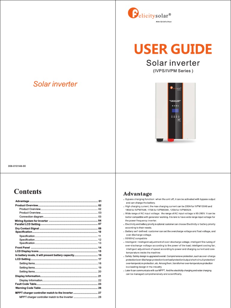 IVPS-IVPM Manual | PDF | Power Inverter | Alternating Current