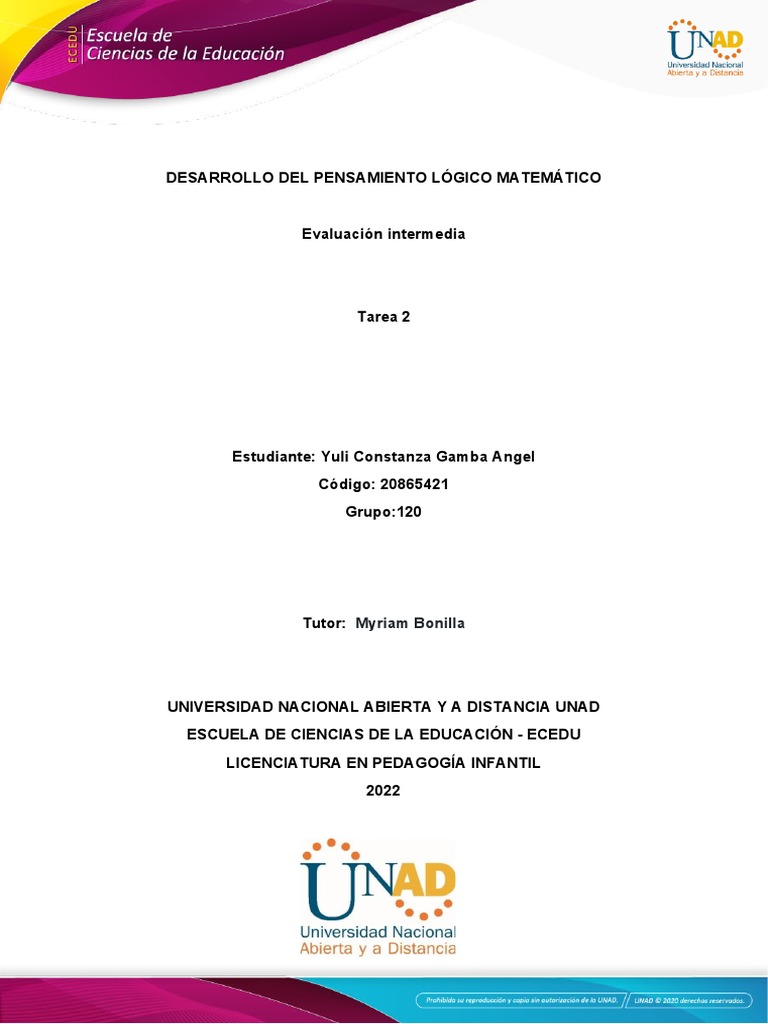Anexo 1 Formato - Tarea 2 - Exposición Ejes de Pensamiento Matemático | PDF