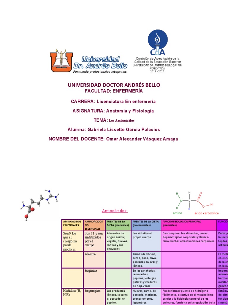 Los Aminoácidos | PDF | Leche | Aminoácidos
