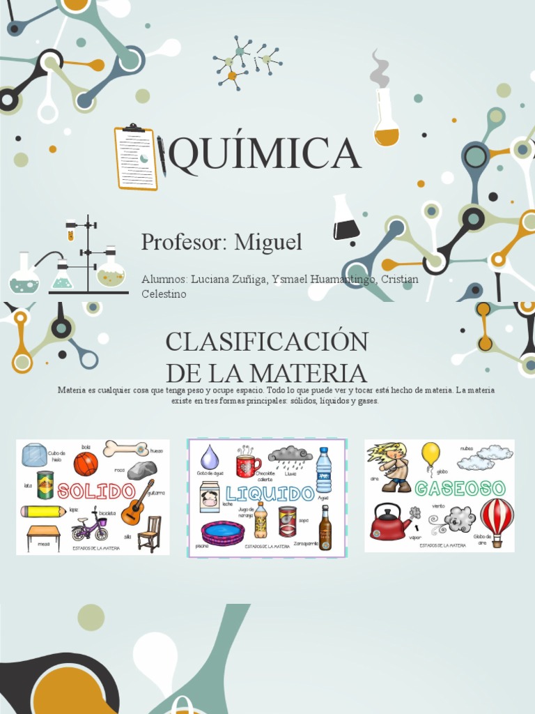 Química - Clasificación de La Materia | PDF