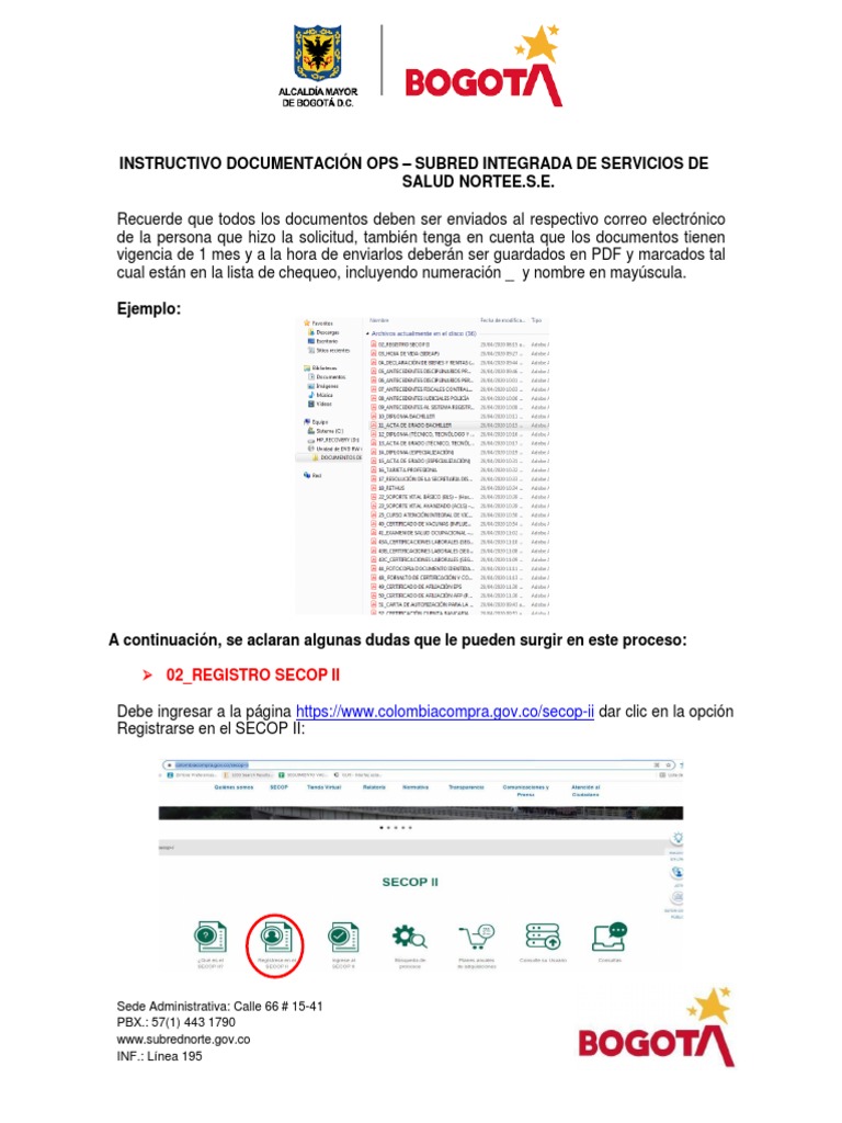 Instructivo Documentación OPS | PDF | Finanzas y dinero