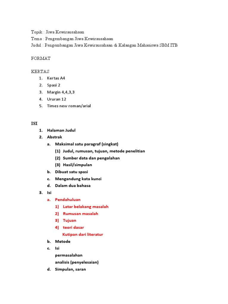 Format Penulisan Artikel Ilmiah | PDF