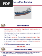 Ship Lines Plan Drawing Overview | PDF | Hull (Watercraft) | Drawing