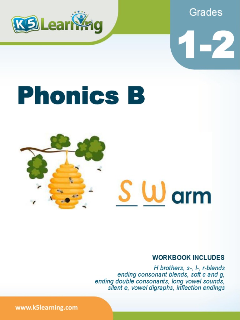 Learning Phonics B Workbook | PDF | Phonics | Consonant
