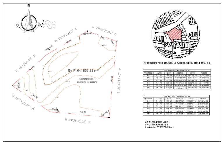 01 Plano Topografico | PDF