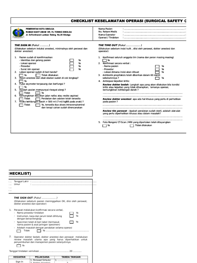 kupdf.net_form-checklist-keselamatan-operasi-time-out | PDF
