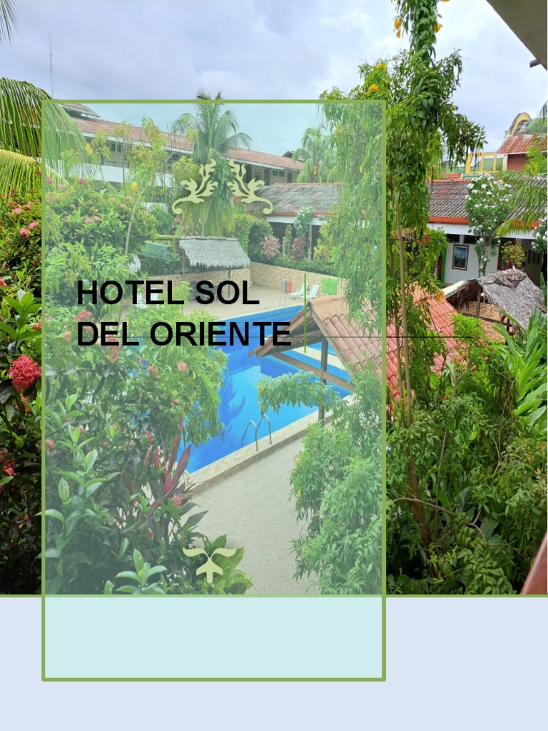 Hotel Sol Del Oriente | PDF | Hotel | Industrias de servicio