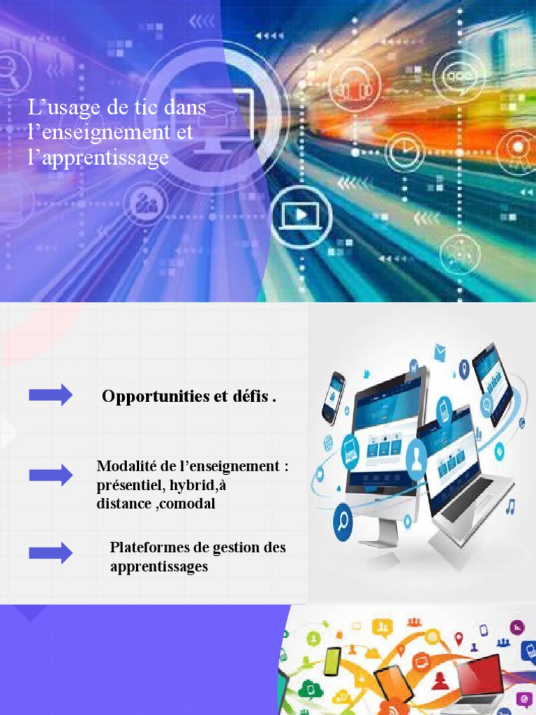 L'usage de Tic Dans L'enseignement Et L'apprentissage | PDF | Technologies de l'éducation ...