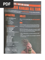 Kill Team Printable Approved Ops 2025 | PDF