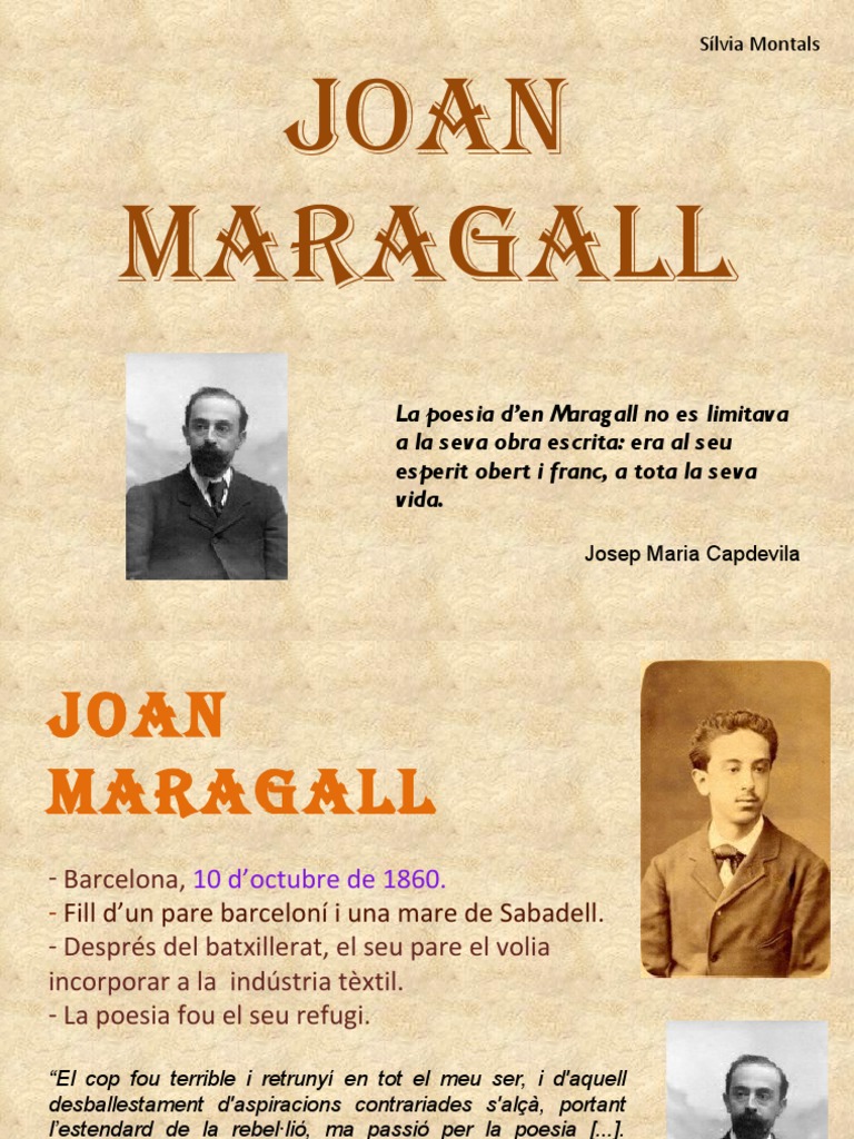 Joan Maragall | PDF