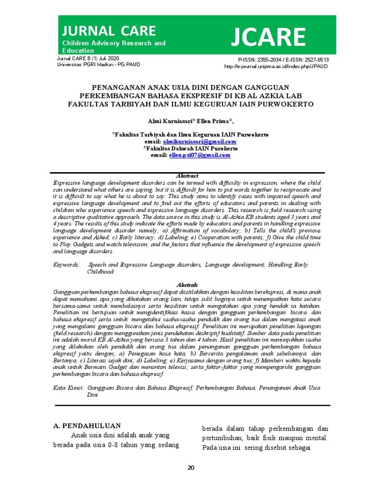 Gangguan Bahasa | PDF | Pengembangan Diri