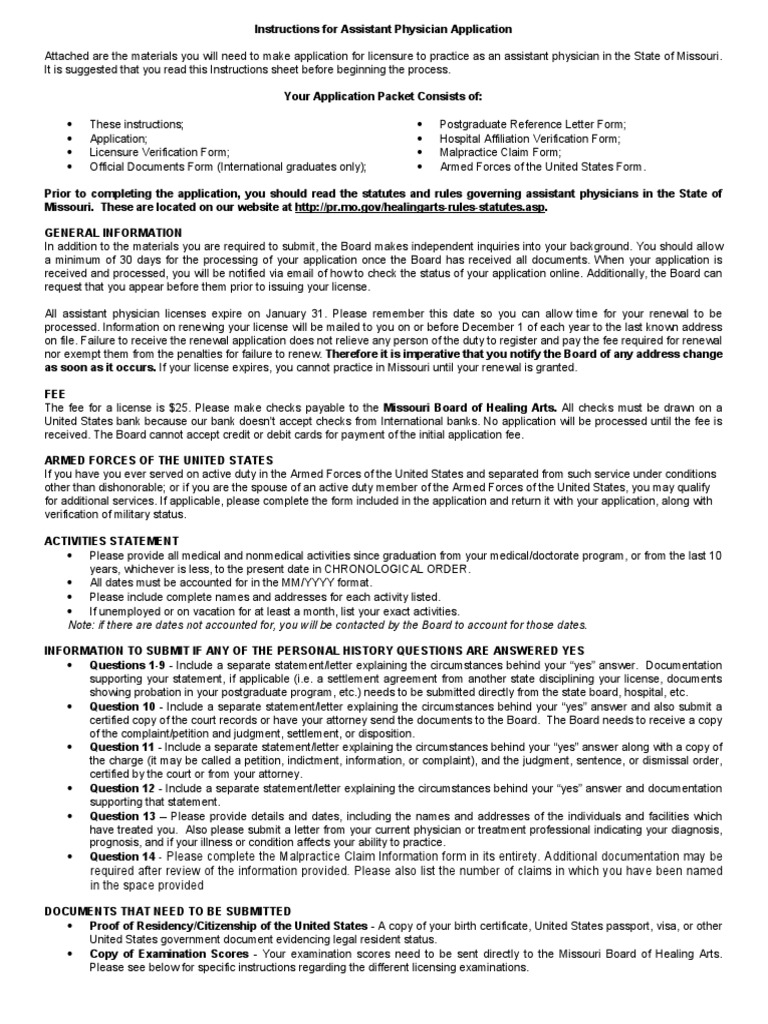 AP Application | PDF | Plea | Residency (Medicine)